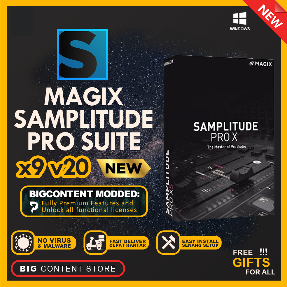 Magix Samplitude Pro Suite X9 v20.0 💯 EASY INSTALL 💯 LIFETIME PREMIUM 💯 ...