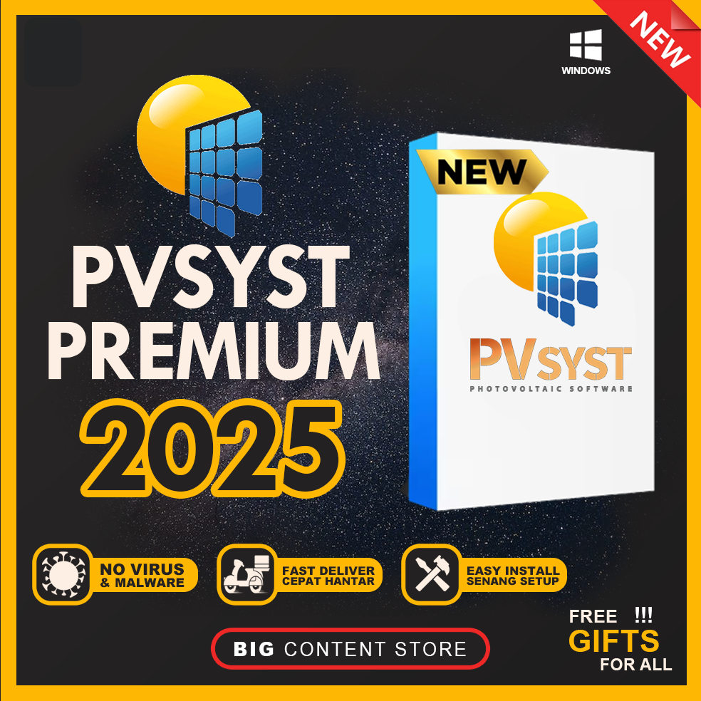Pvsyst Premium 2025 💯 EASY INSTALL SOFTWARE 💯 LIFETIME PREMIUM 💯 FAST ...