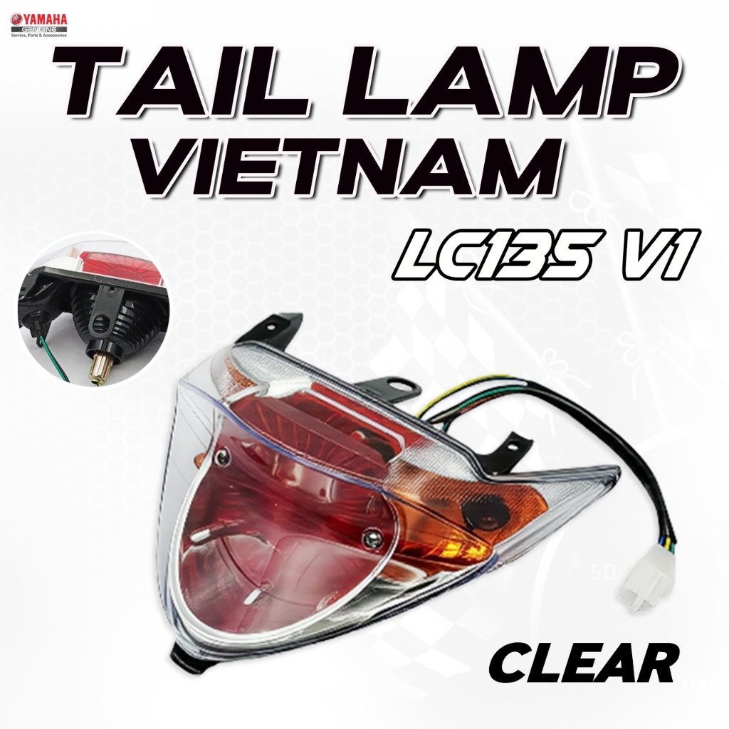 TAIL LAMP TAIL LIGHT LAMPU BELAKANG YAMAHA LC 135 NEW / LC135 V2 - V7 TINTED VISS / TAIL LAMP ...