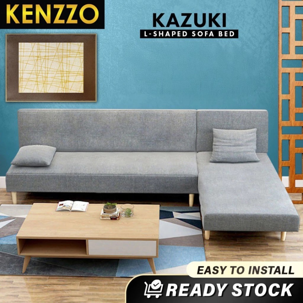 Sofa Besar Sesuai Untuk Whole Family (210 CM Panjang) | Sofa L-Shape ...