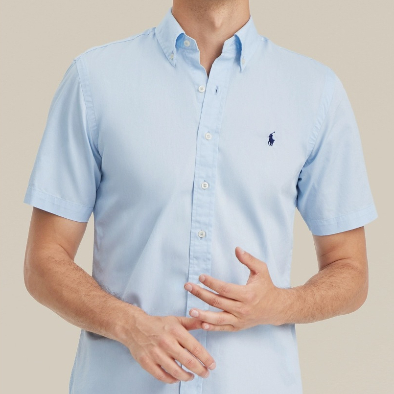 Ralph Lauren shirt men short sleeve original classic embroidered logo ...