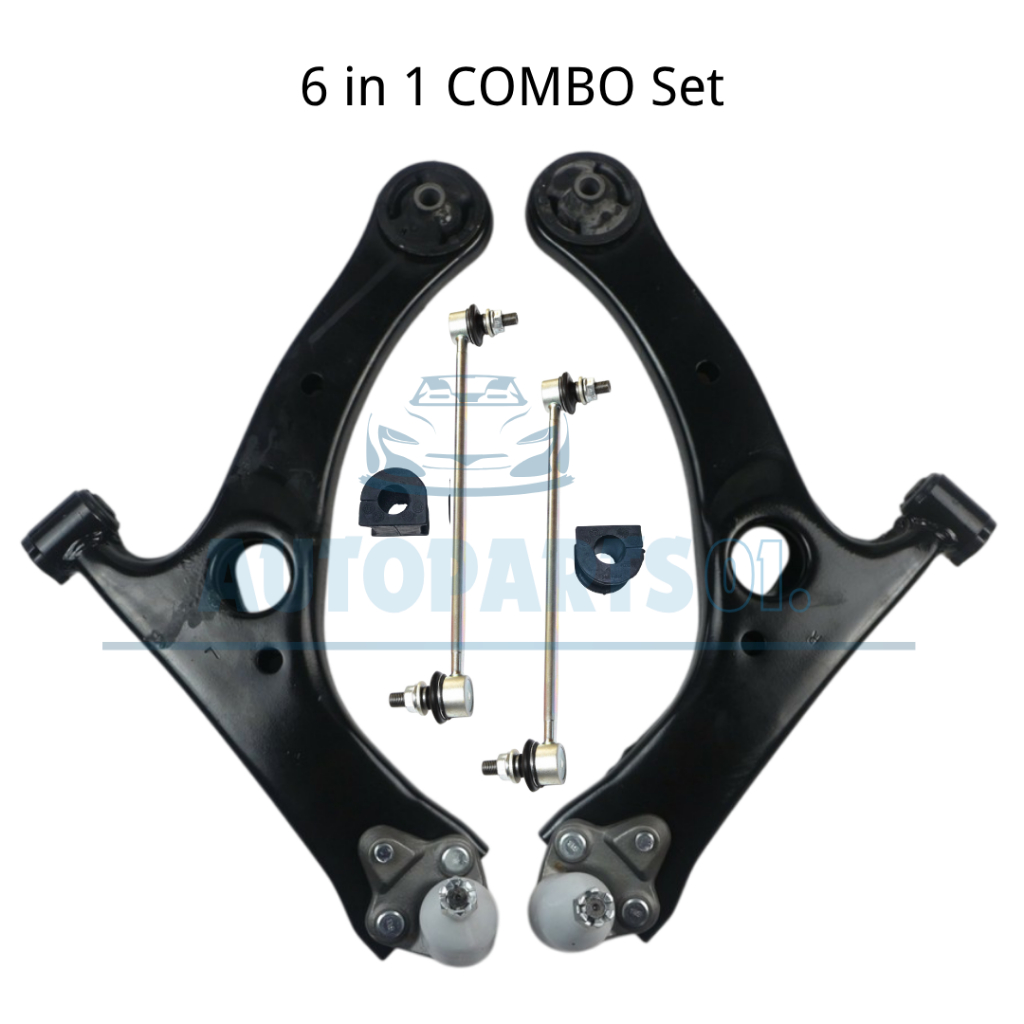 [6 IN 1 COMBO SET] Front Lower Arm with ball Joint / Stabilizer Link ...