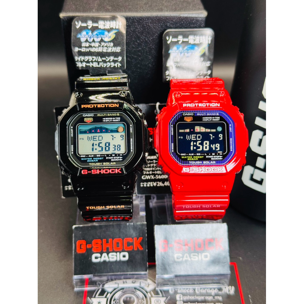 G-Shock GWX-5600C-4JF / GWX-5600-1JF - Japan Set 🇯🇵 Lipan Bara Merah ...