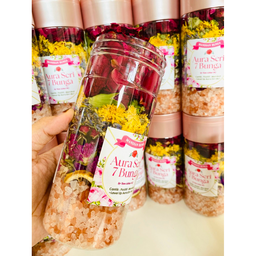 Mandian Bunga Aura Seri 7 Bunga Botol BESAR (600ML) | Shopee Malaysia