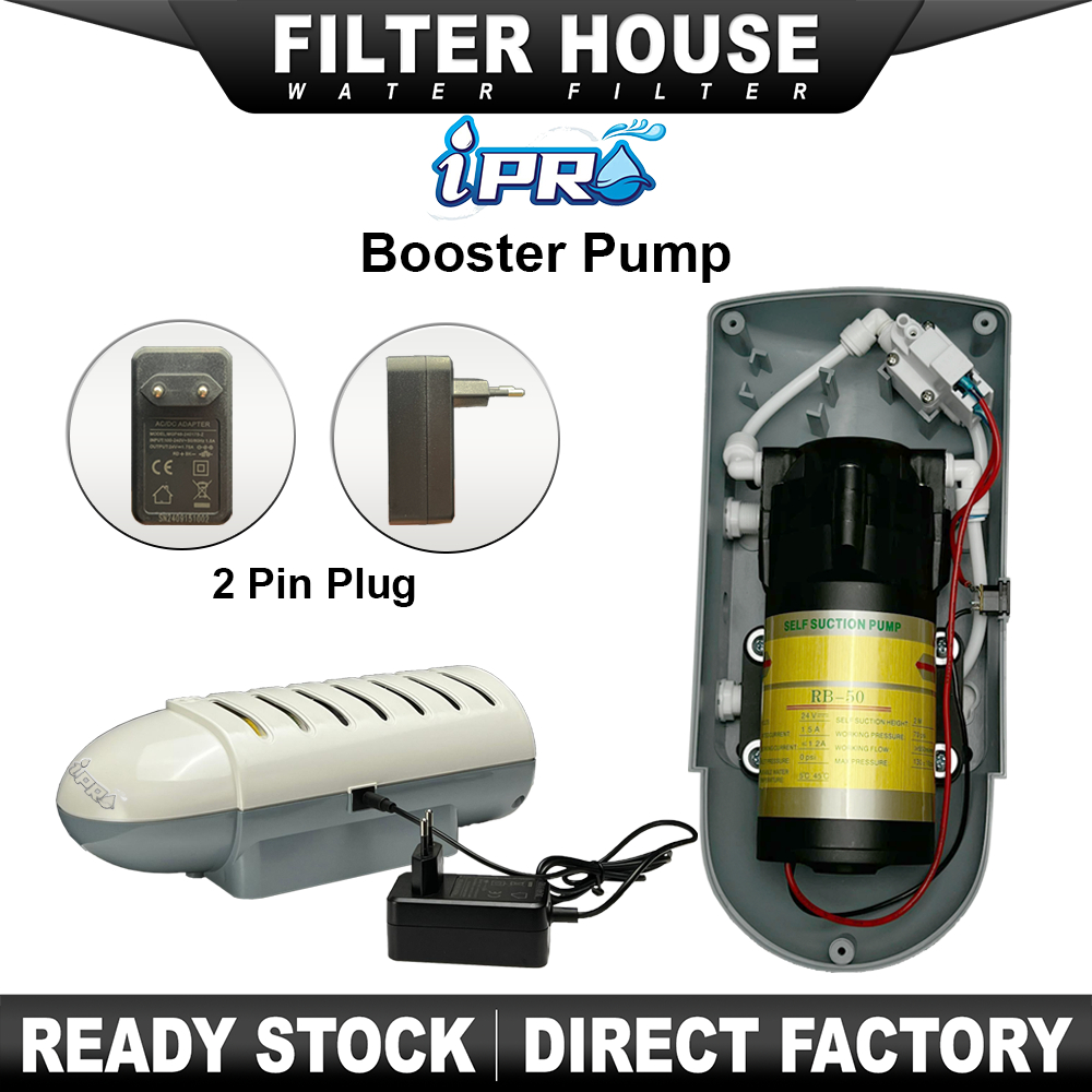 IPRO Water Filter Booster Pump Slim Modern Design - Compatible For ...