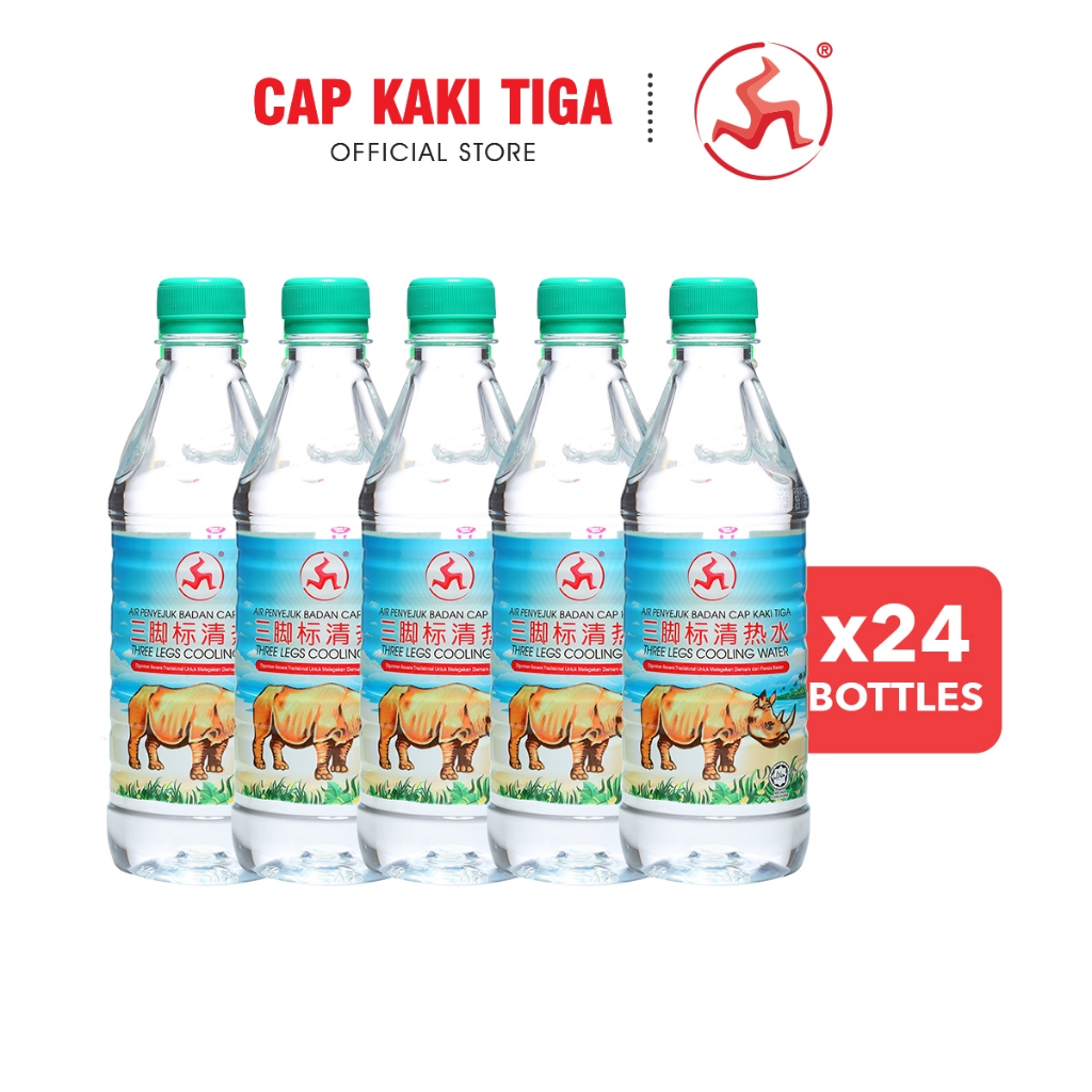 Cap Kaki Tiga Air Penyejuk Badan / Cooling water Carton (500 ml x 24 ...