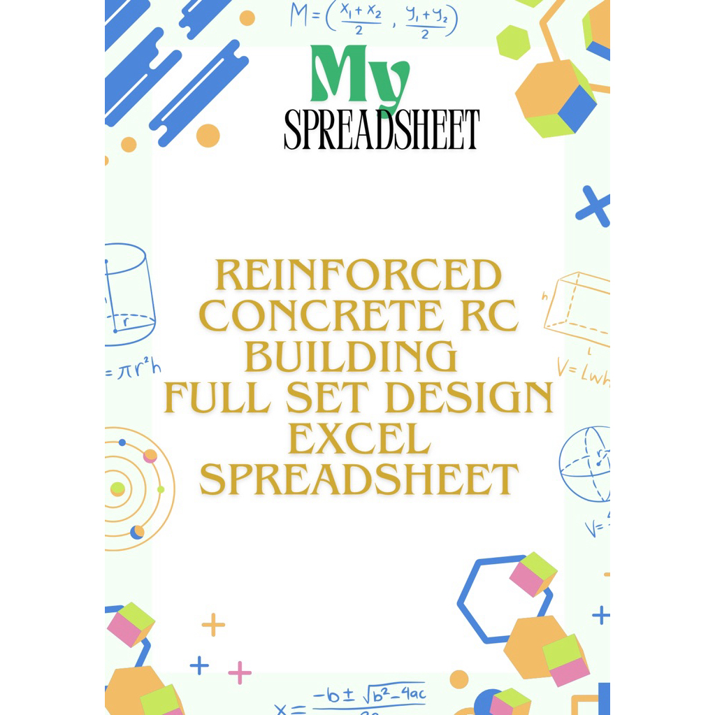 Reinforced concrete rc building full set design excel spreadsheet ...