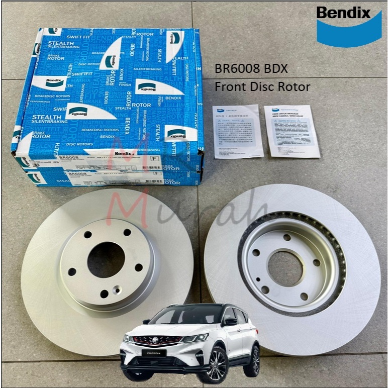 Original Bendix BR6008 Proton X50 Front Disc Rotor (depan) | Shopee ...