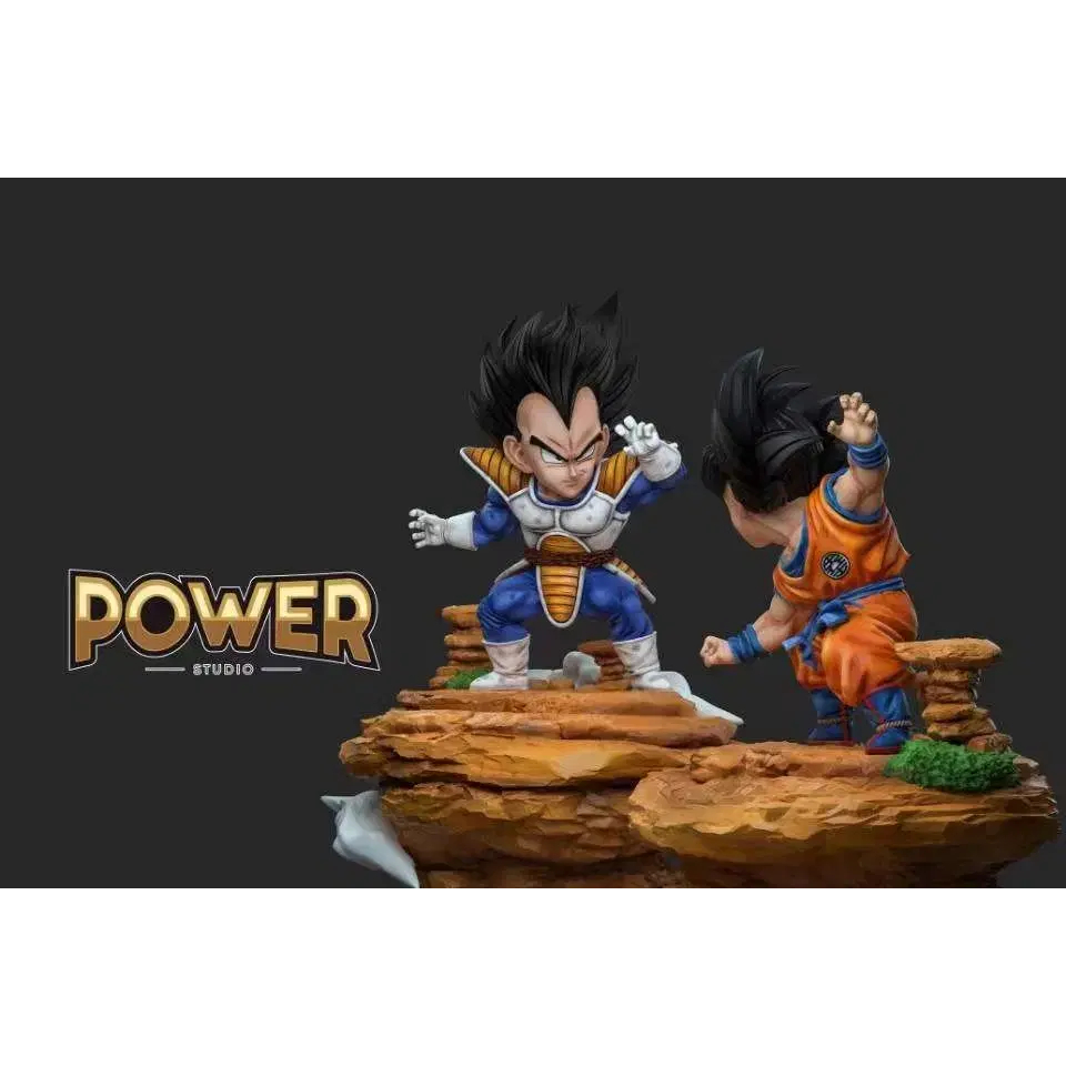 Power Studio - Anniversary Vegeta & Goku Battle Ready Pose Dragon Ball ...