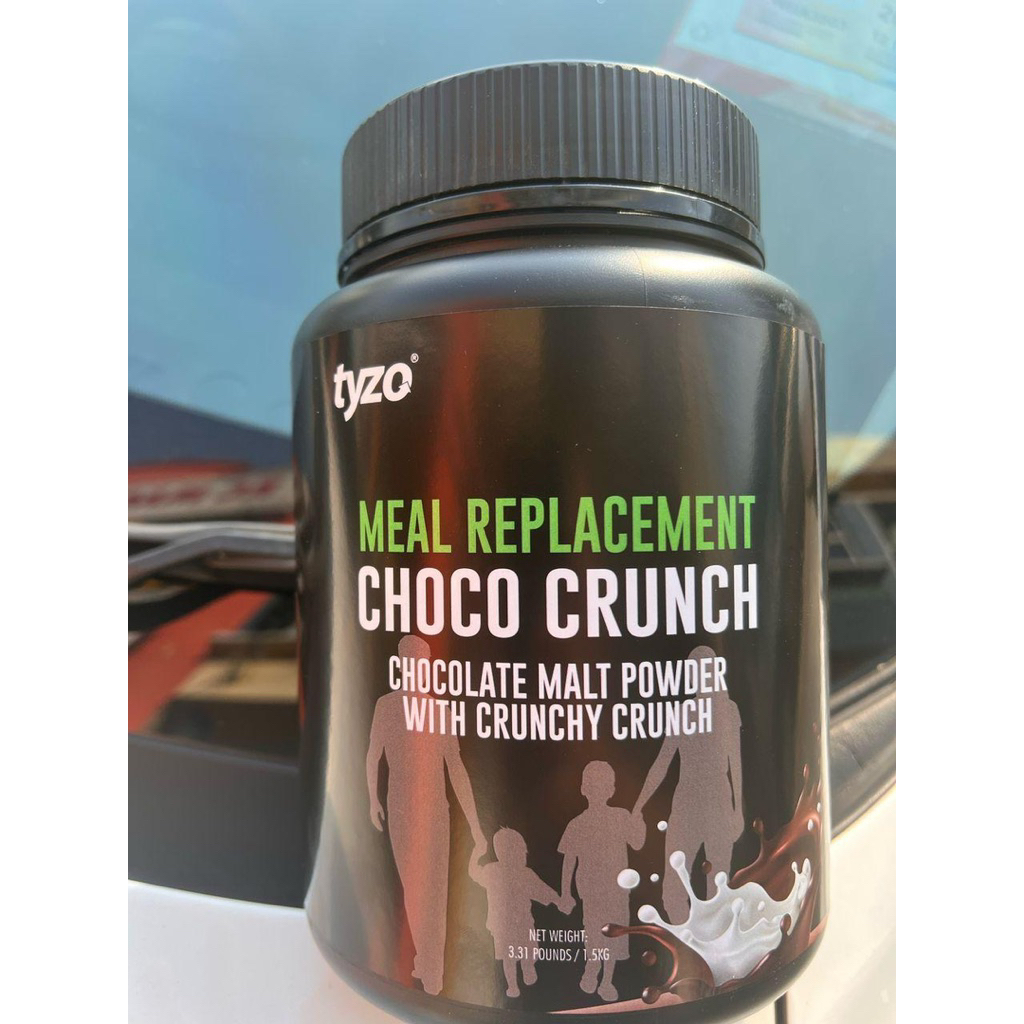 Tyzo Meal Replacement Choco Crunch Coklat Latte Dan Vanilla 1.5 Kg ...
