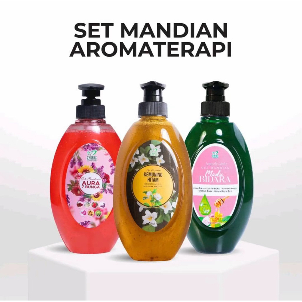 🔥READYSTOK 🔥DHERBS MANDIAN SET COMBO BIDARA, AURA & KEMUNING HITAM BY ...