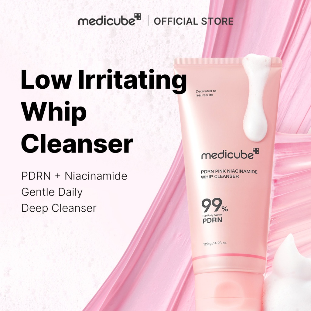 [medicube official] PDRN Whip Cleanser | Face Wash Cleansing Foam for ...