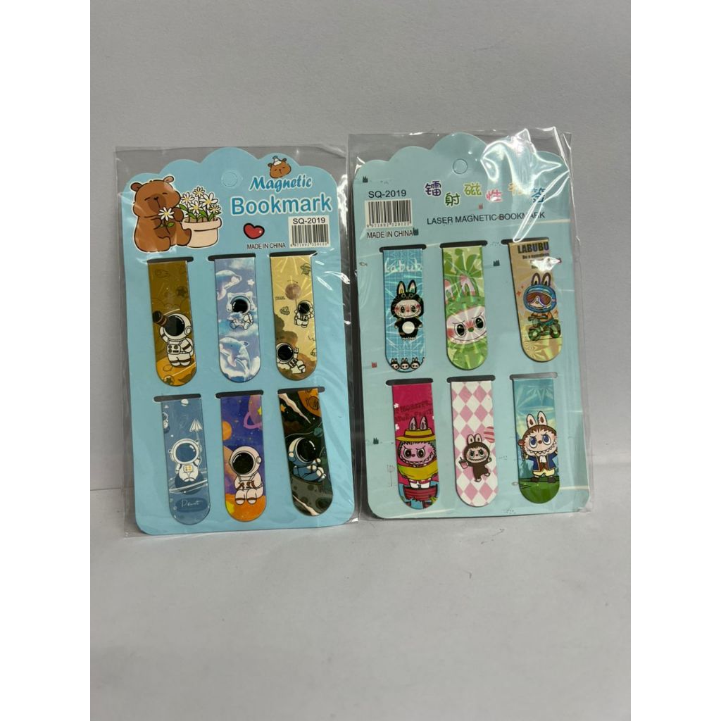 6IN1 MAGNETIC BOOKMARK CARTOON (1PACK) | Shopee Malaysia