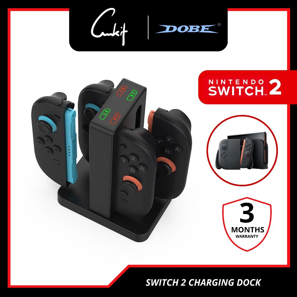 10.10 SALE 】DOBE Switch 2 Controller Charging dock Nintendo Switch 2 Joy Con Charging dock ...