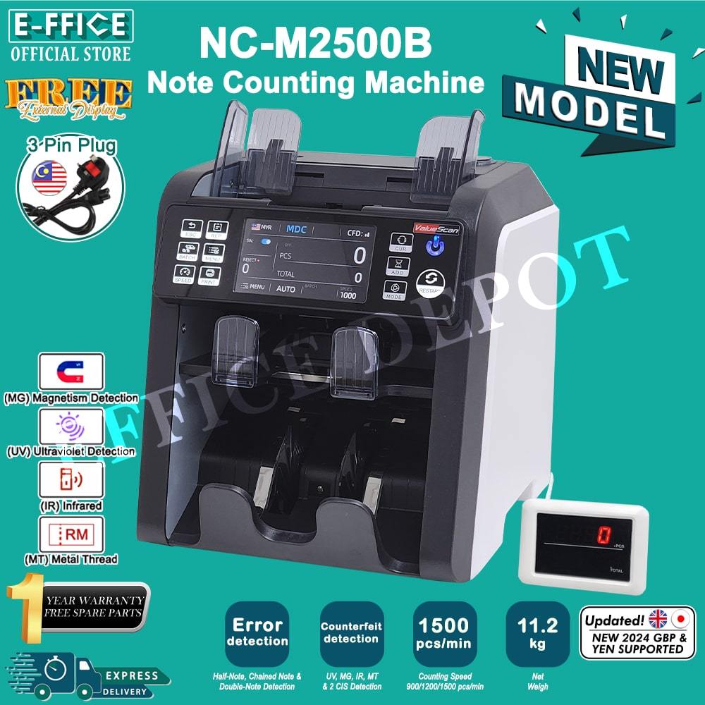 Effice Depot - MDC NC-M2500B 2025 2 Pocket Multi Currency Mix Value ...