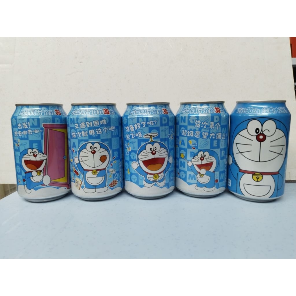 China Doraemon Soda Drink Empty can set (ZP) | Shopee Malaysia