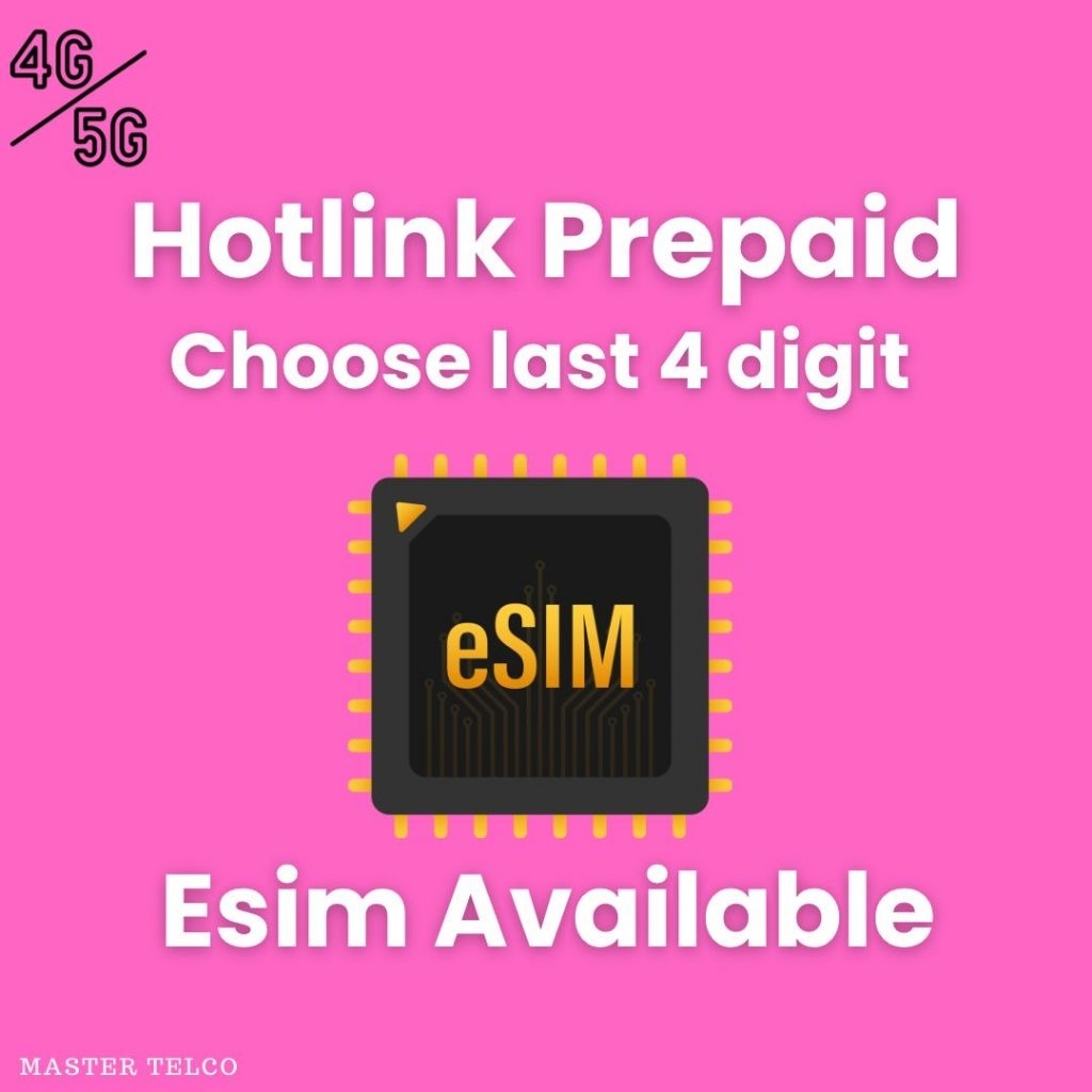 5G Esim Prepaid Hotlink Esim Maxis Esim Hotlink Sim Card | Shopee Malaysia