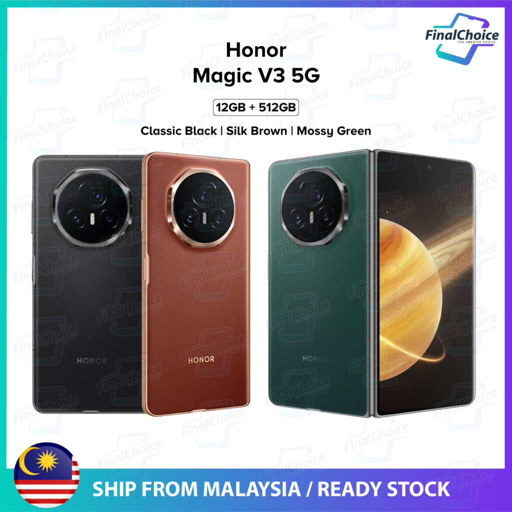 Honor Magic V3 5G/FCP-N49 (12GB+512GB) Original Honor Malaysia Warranty | Shopee Malaysia