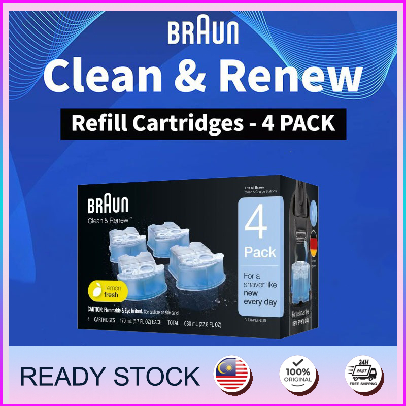Braun Electric Shaver Cleaning Liquid CCR4 Series 3 5 7 8 9 Razor blade ...