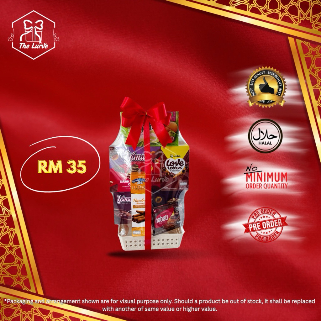 HALAL Gift Hamper Makanan Biskut Hamper Family day sukaneka Hamper Raya ...