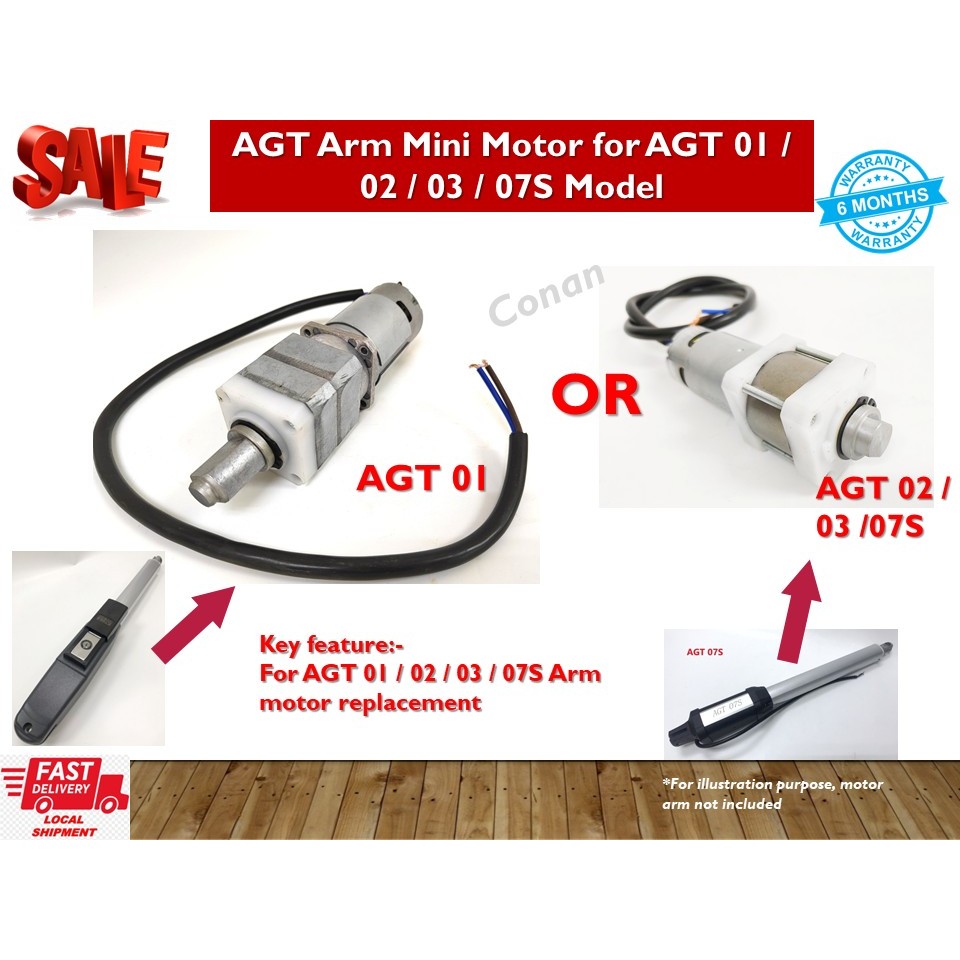 AGT Autogate Mini Motor Repalcement for AGT 01 / AGT 02 / AGT 03 / AGT ...