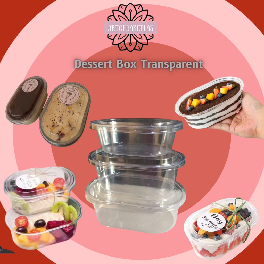 Cake Container Tiramisu GF-130/ GF-150/ GF-170/ Bekas Fruit Cake ...