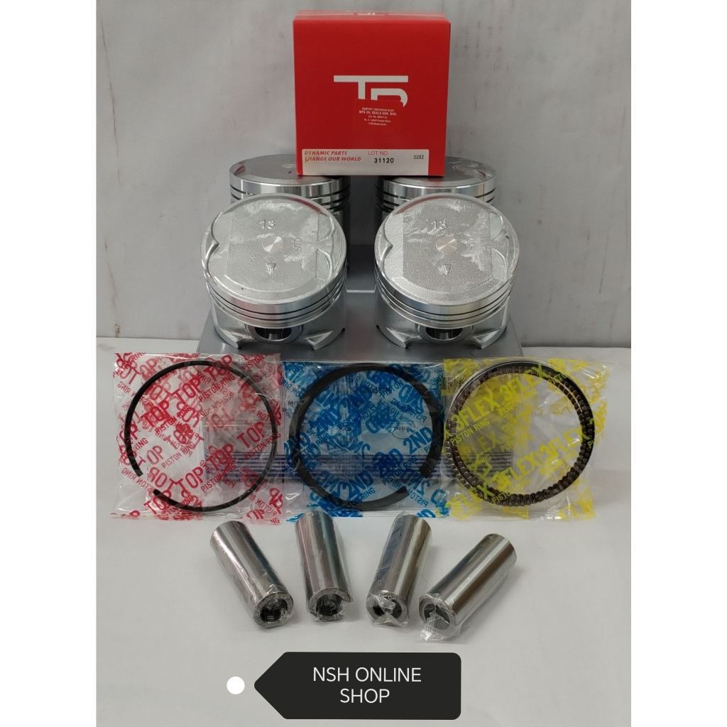 Piston Assy (TRIM)+Piston Ring (TP JAPAN) for Proton Saga 12V Iswara ...