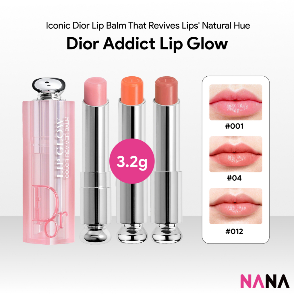 Dior Addict Lip Glow 3.2g [#001, #004, #012] | Shopee Malaysia