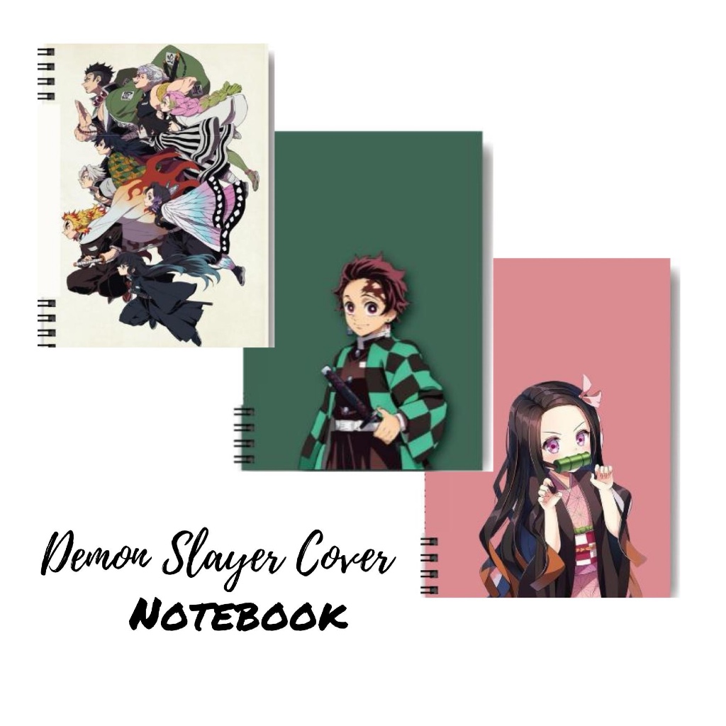 100Pgs / Demon Slayer Notebook / Anime Notebook / Journal / Buku Nota ...