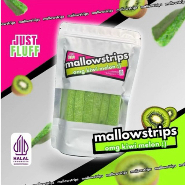 MARSHMALLOW JUST FLUFF MALLOWSTRIP MARSHMALLOW HALAL | Shopee Malaysia