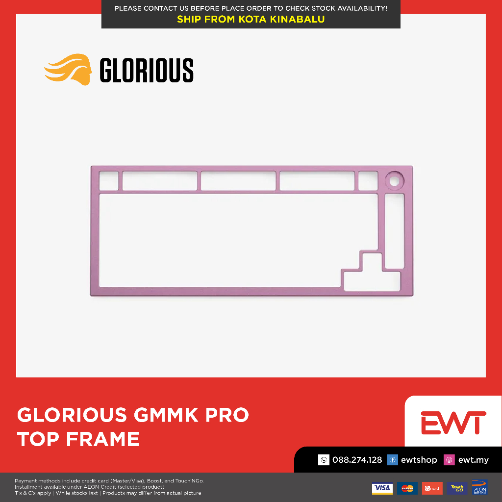 GLORIOUS GMMK PRO TOP FRAME 100% GENUINE! | Shopee Malaysia