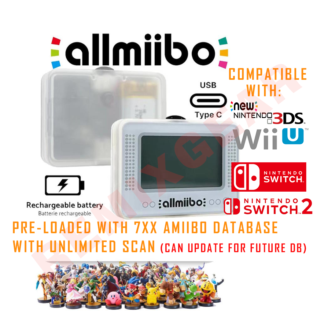 Allmiibo amiibo digital compatible for nintendo switch wii u 3ds with ...