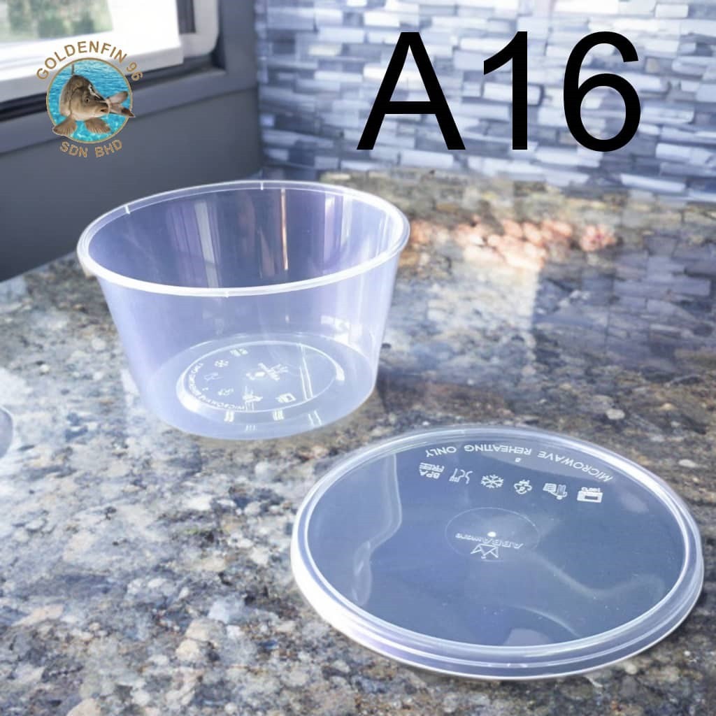 ABBAware A16 圆形带盖食品容器 /ABBAware A16 Bekas Bulat dengan Penutup ...