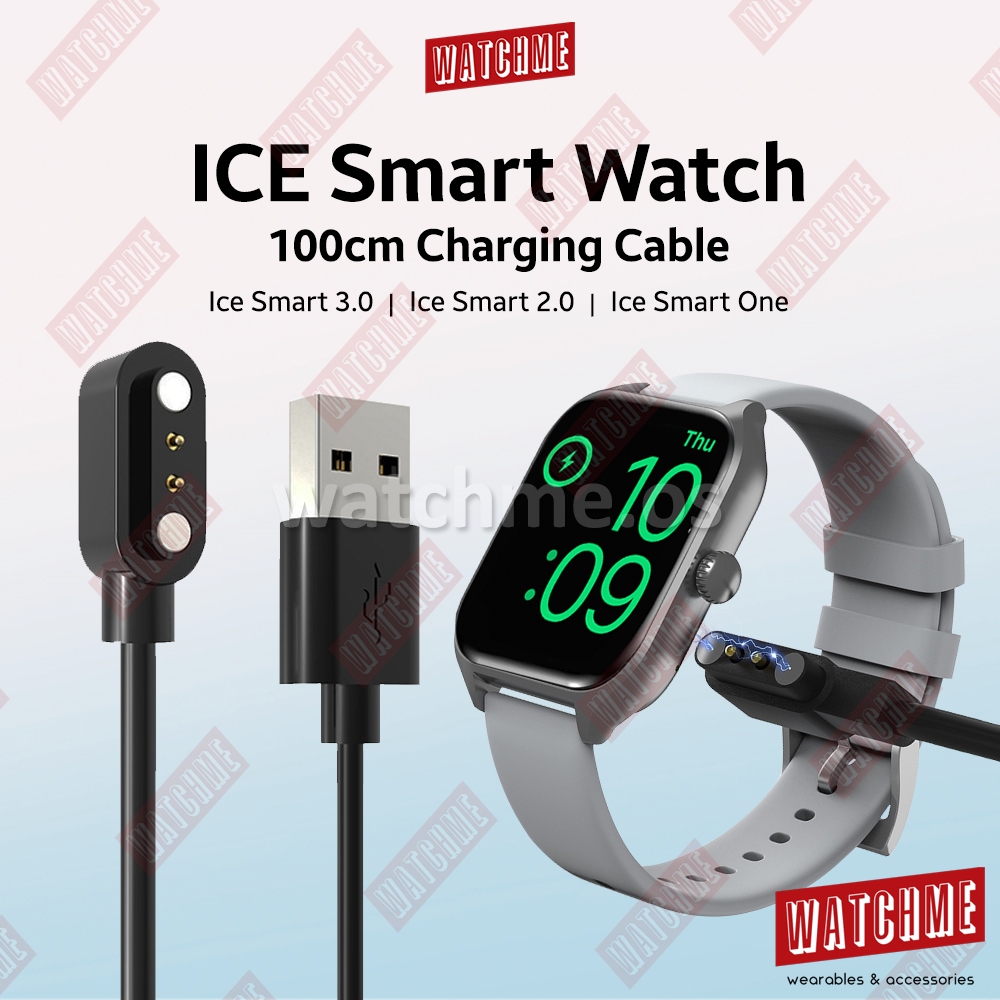 Ice Smart Watch 3 / 2 Magnetic Charging USB Cable 100cm, Charger For ...