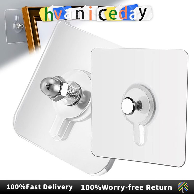 30Pcs Non-Marking Wall Screw Sticker Photo Frame Hooks Multipurpose ...