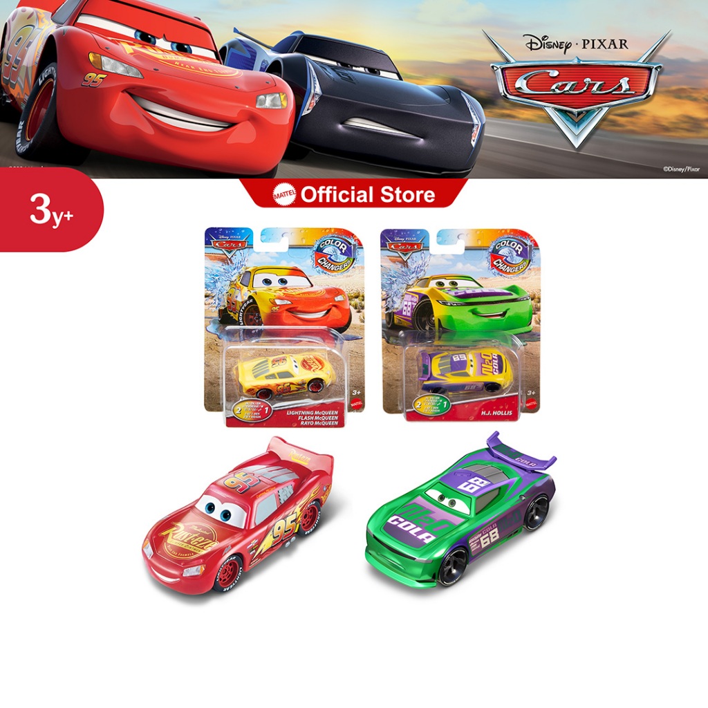 Disney And Pixar Cars Color Changers Collection Of Character Vehicles ...