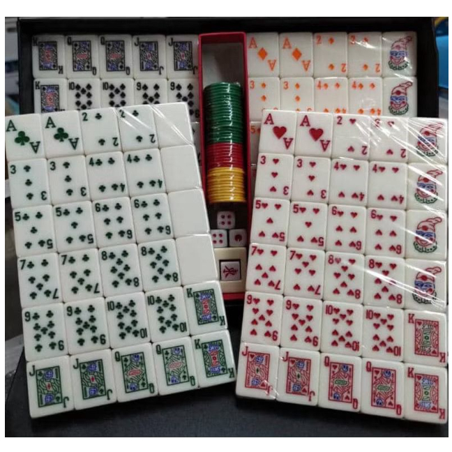 Rummy Mahjong 4-Player/ Lami Mahjong / Cinami Mahjong 拉米麻将 扑克麻将 mahjong ...