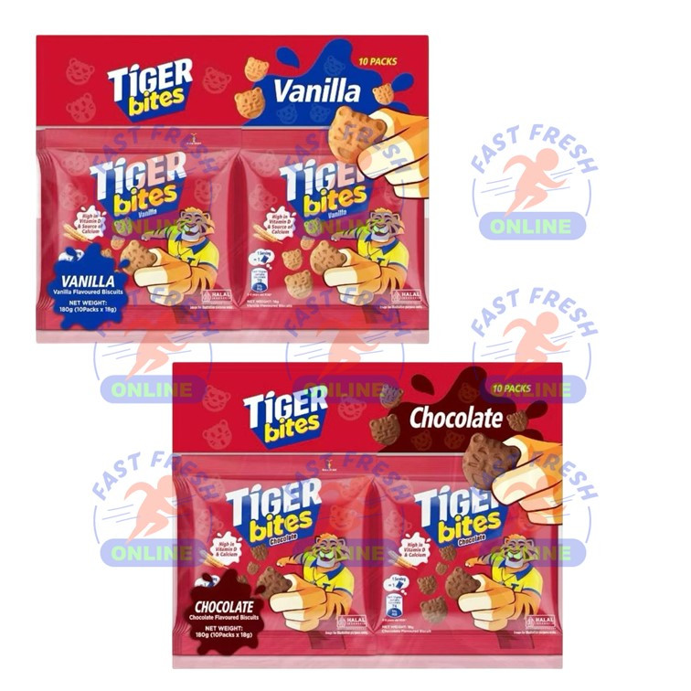 TIGER BITES CHOCOLATE / VANILLA MULTI PACK 10X18G | Shopee Malaysia