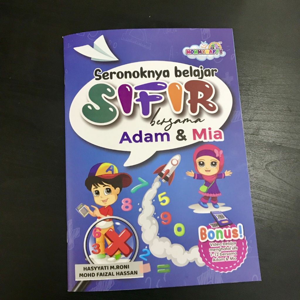 BUKU SIFIR ADAM DAN MIA BELAJAR SIFIR BUKU MATEMATIK | Shopee Malaysia