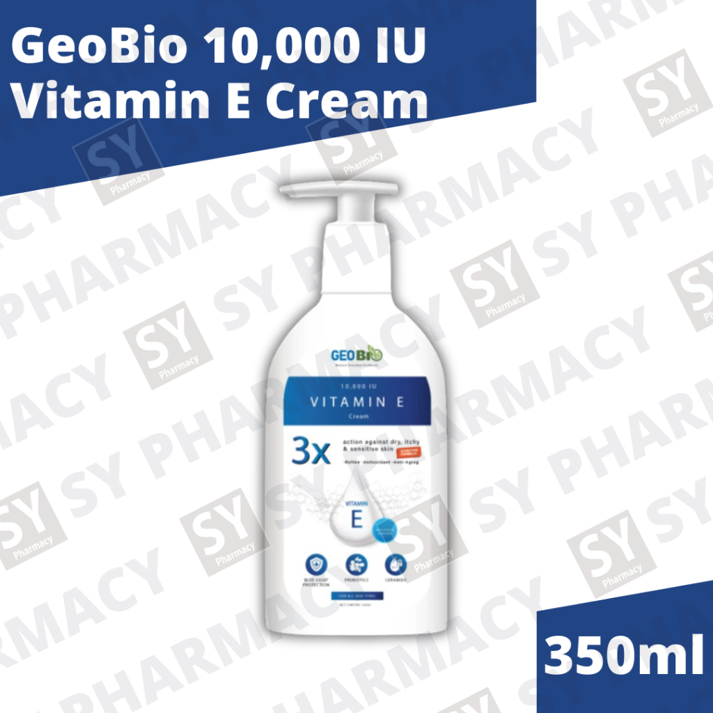 [OFFER! EXP 12/2025] GeoBio Vitamin E Cream 350ml Moisturizer | Anti ...