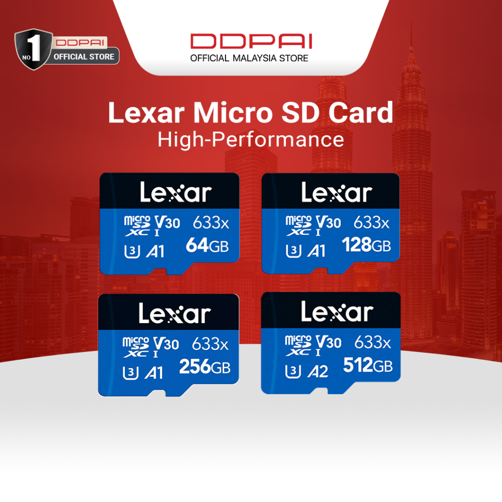 Lexar High Performance Micro SD Card Accessories (32GB - 512GB ...