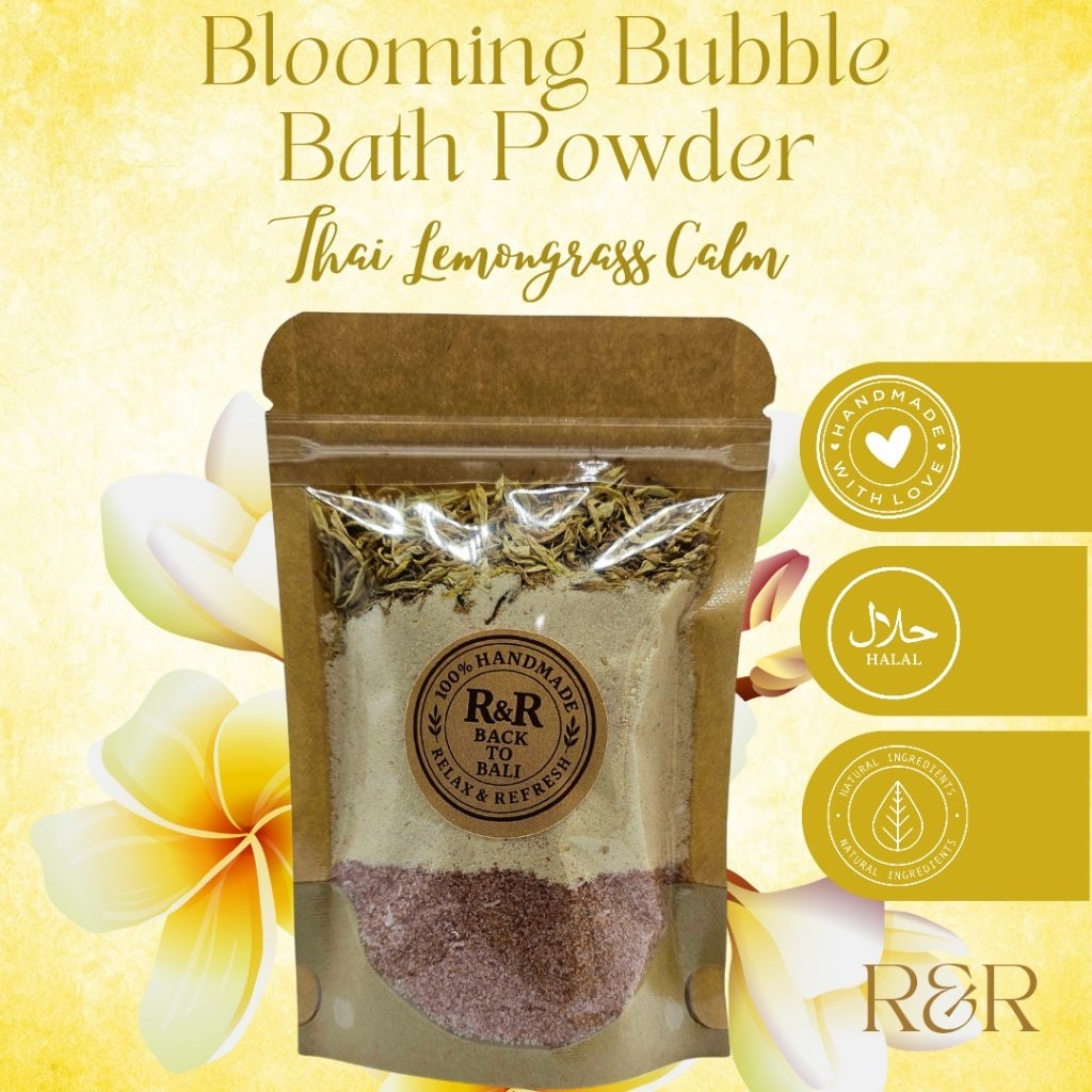 R&R Blooming Bubble Bath Powder - Back to Bali (Halal&Handmade ...