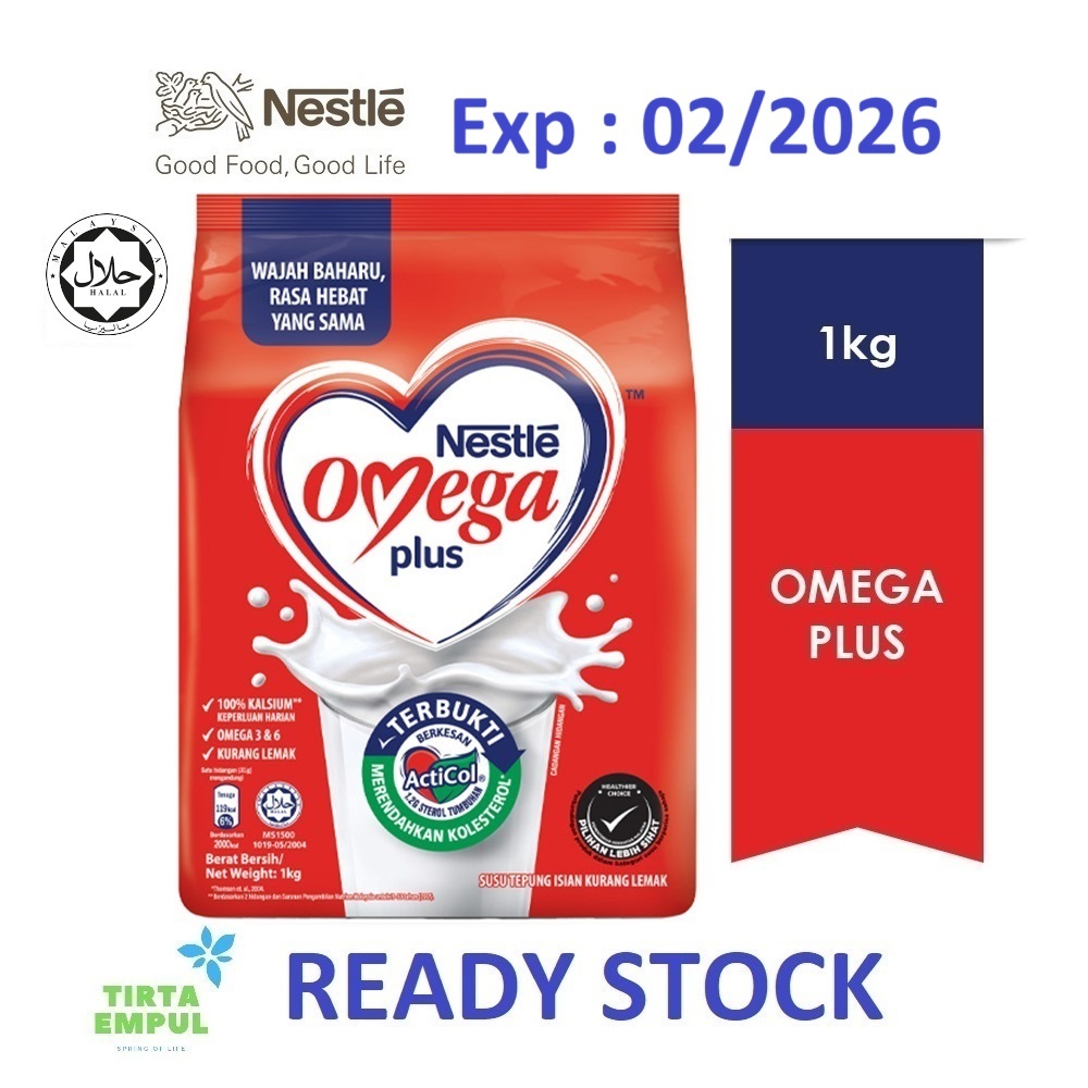 Nestle Omega Plus Milk Powder Softpack (1kg)|Exp:02/2026 | Shopee Malaysia