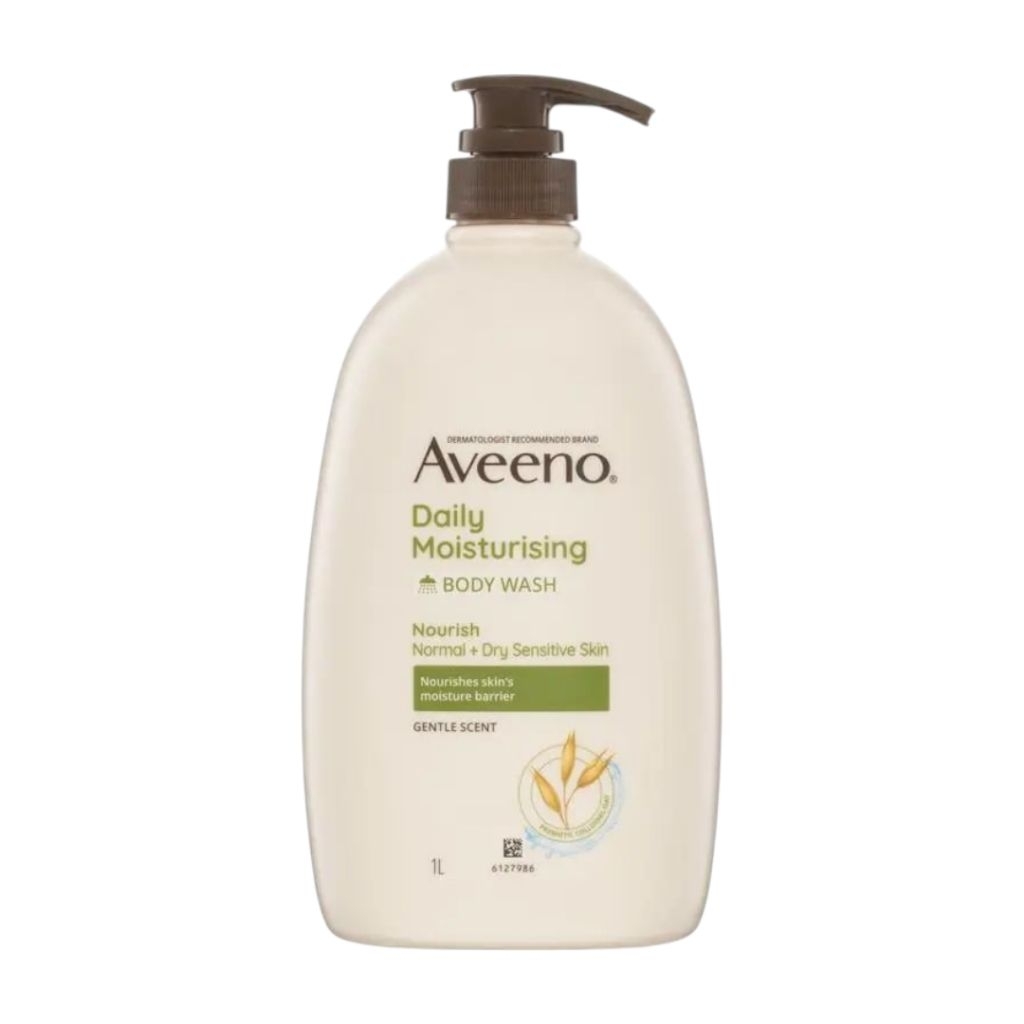 Aveeno Daily Moisturising Body Wash 1L – Gently Cleanses & Nourishes ...