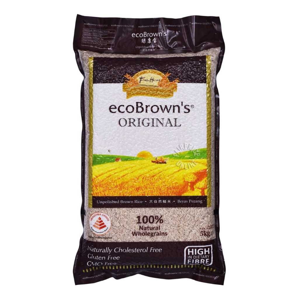 EcoBrown Original Brown Rice 5KG | Shopee Malaysia