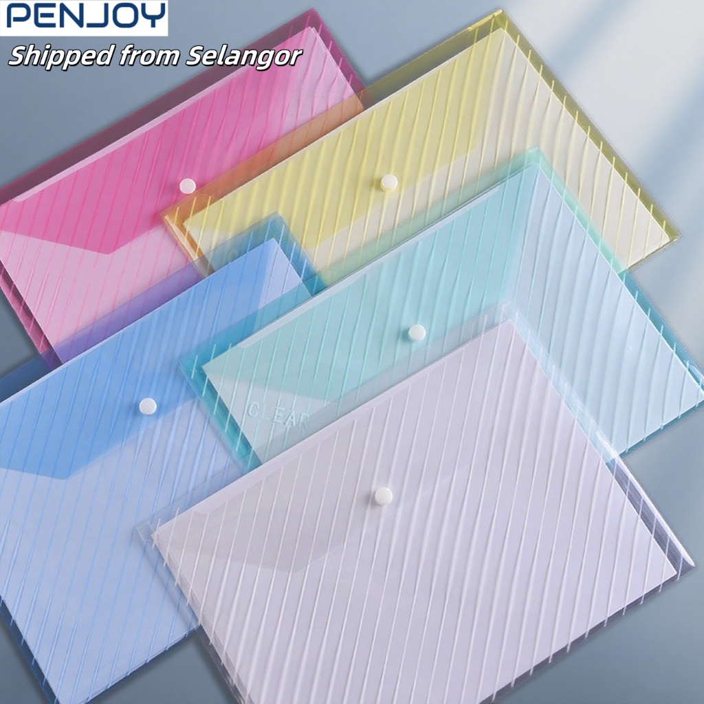 13C A4 Button File Folder – Ideal for Organizing Office Documents ...