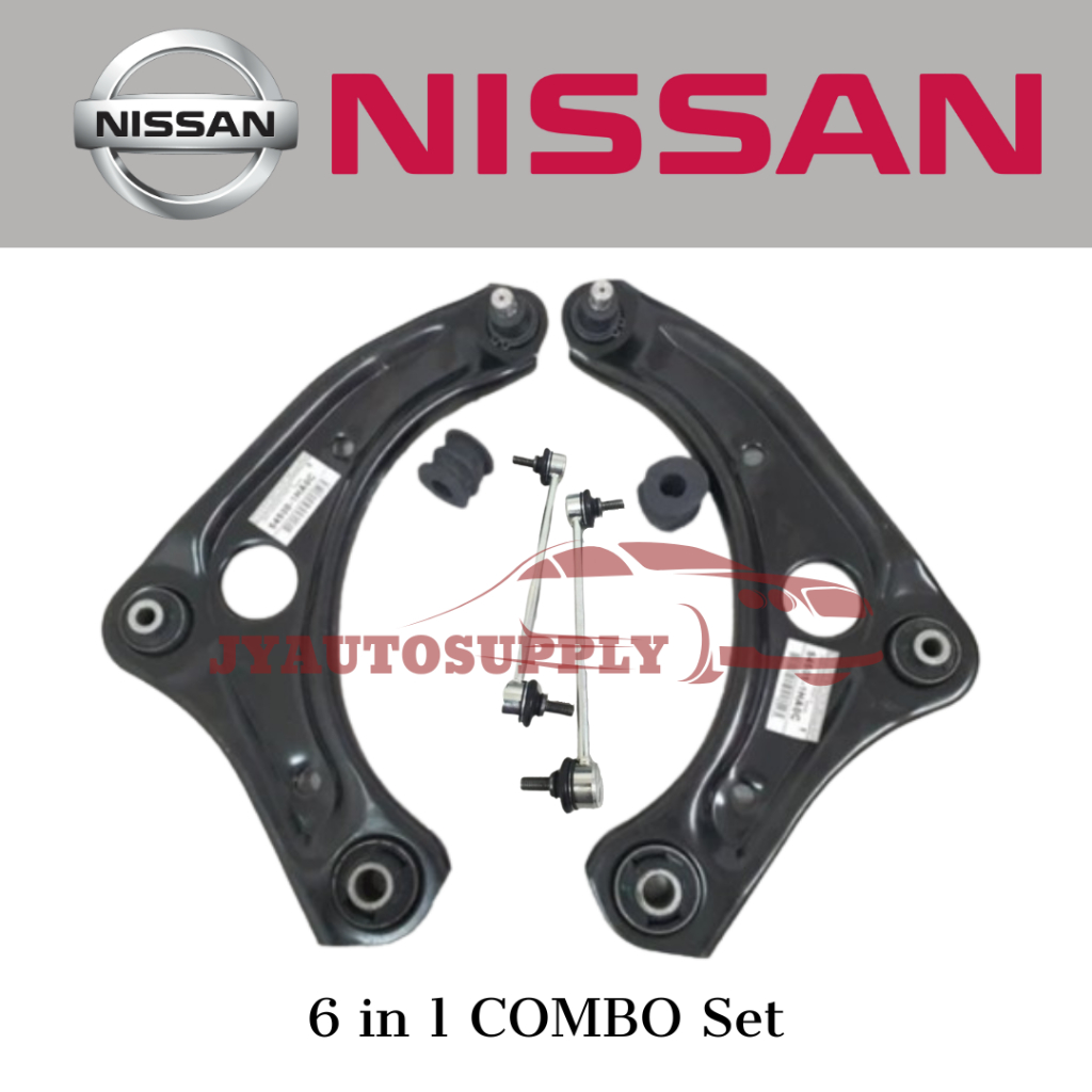 [6 IN 1 COMBO SET] OEM Front Lower Arm with Stabilizer Bush / Link for ...
