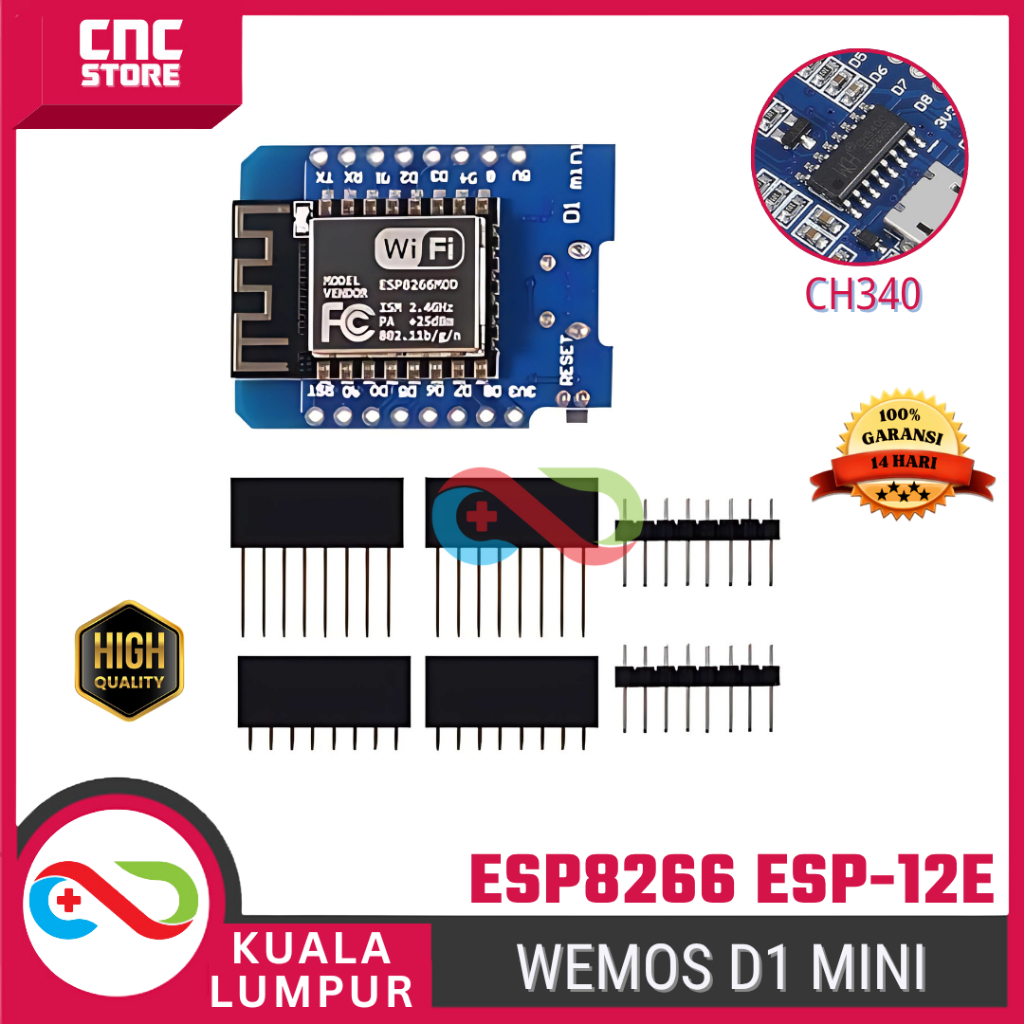 WEMOS D1 MINI NODEMCU 4MB LUA WIFI IOT ESP8266 ESP-12F ARDUINO | Shopee Malaysia