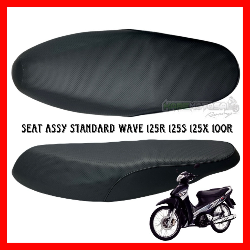 🏁 SEAT ASSY HONDA WAVE 125R 125S 125X 100R STANDARD CUTTING 🏁 KUSYEN ...