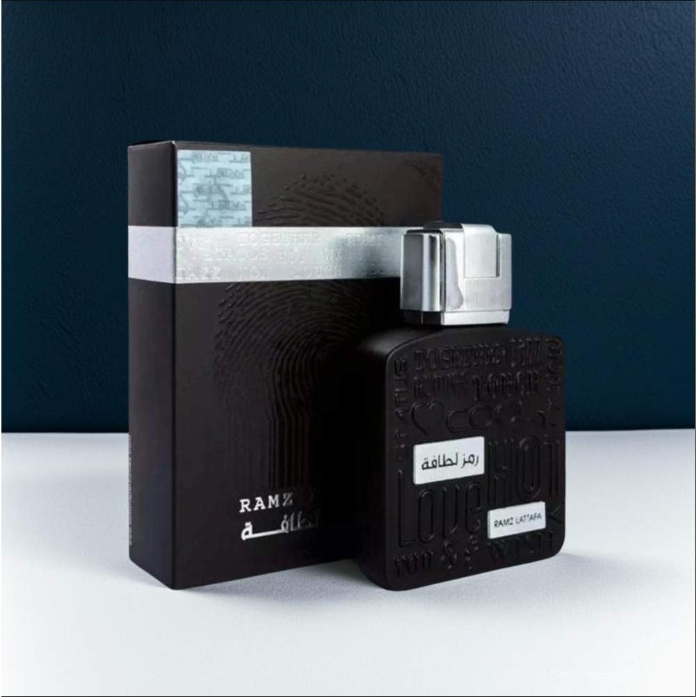 {ORIGINAL} PERFUME RAMZ SILVER WITH 3D HOLOGRAME BY LATTAFA MADE IN UAE ...